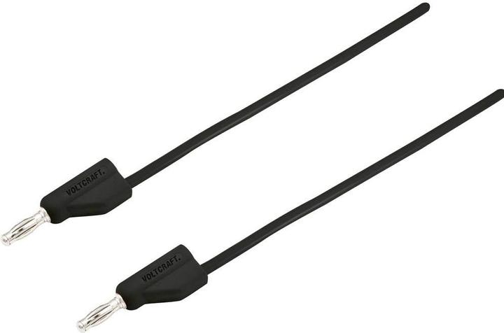 Voltcraft Cordons de mesure très flexibles SET 0.25 m 30 V/AC, 60 V/DC ...