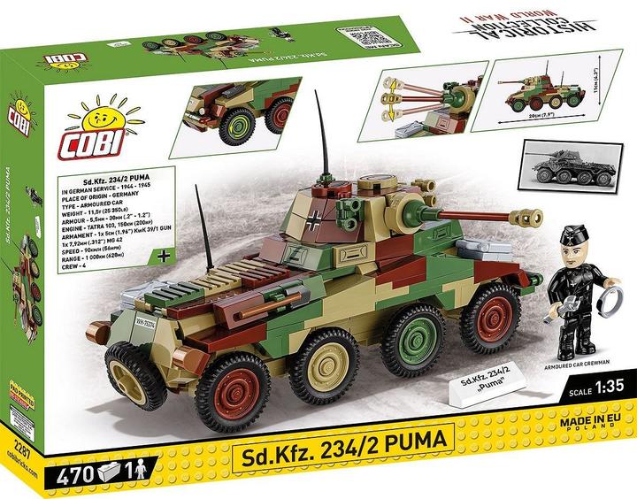 Cobi Historical Collection WWII Puma - German heavy armoured - Galaxus