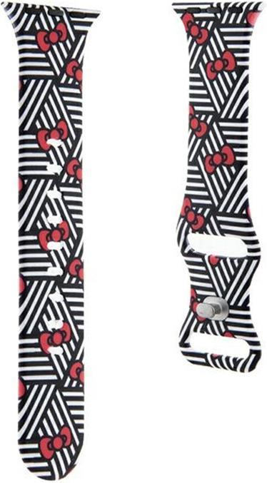 Hello Kitty Pasek HKAWMSDIEZK Apple Watch 38/40/41mm czarny/black strap ...