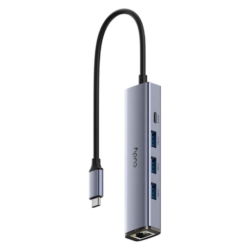 Cudy Routers UH605 USB-C 5-in-1 Hub Gigabit LAN 3x USB-A 3.0 Power ...