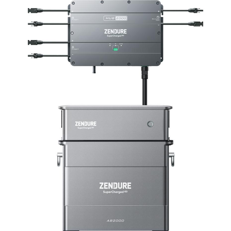 Zendure SolarFlow ACE1500 1920Wh mit 1x AB2000 und PV Hub 2000 On- und ...