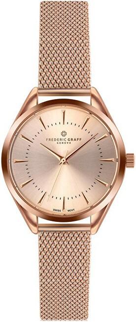 Frederic Graff Kanjut Sar Rose Gold Fine Mesh Watch FCE-3214 - Digitec