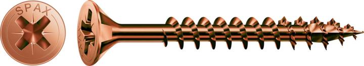 Spax Countersunk Multi Head Cross Recess Z2 Fully Threaded Burnished ...