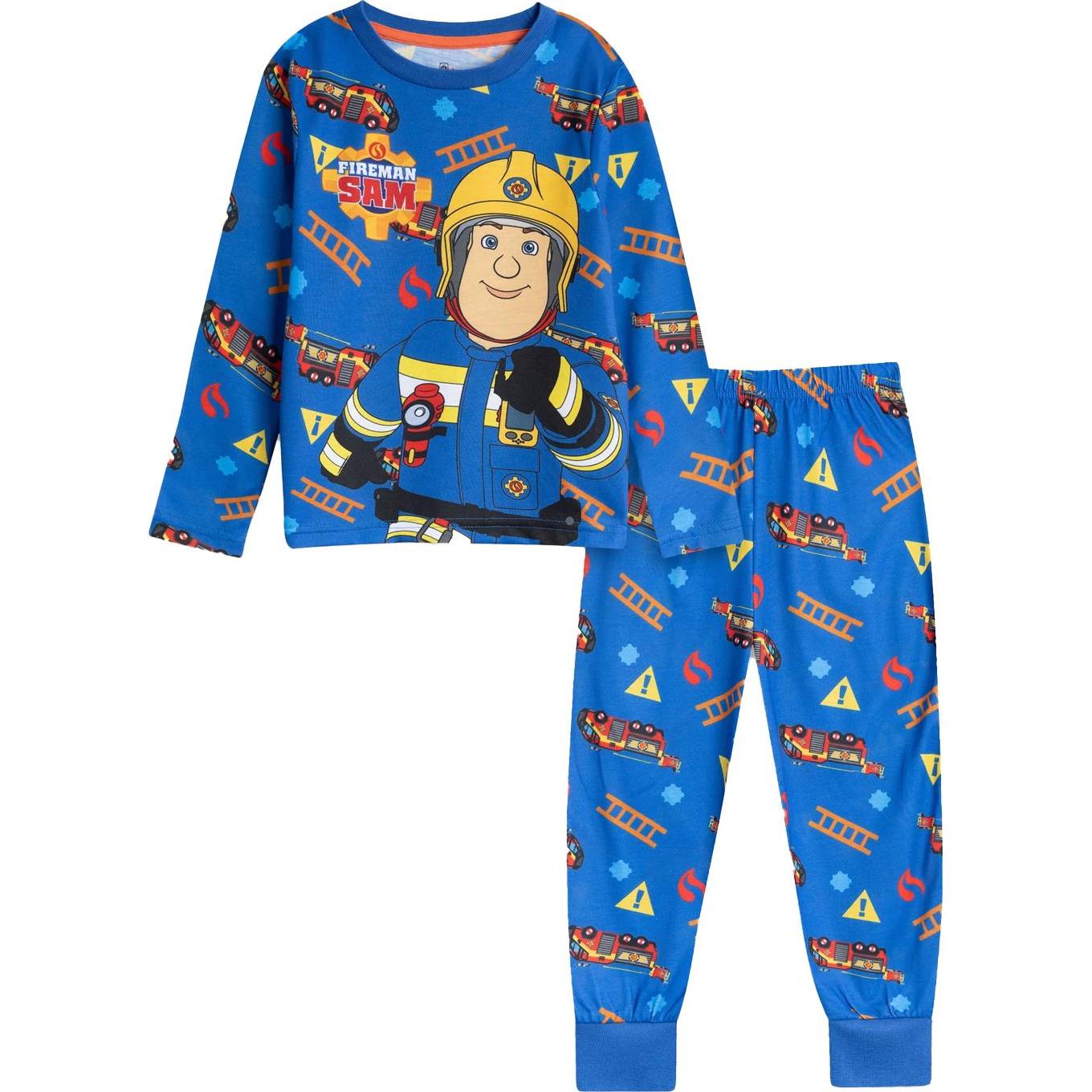 Fireman Sam Schlafanzug mit langer Hose Jungen Langärmlig (104) - Galaxus