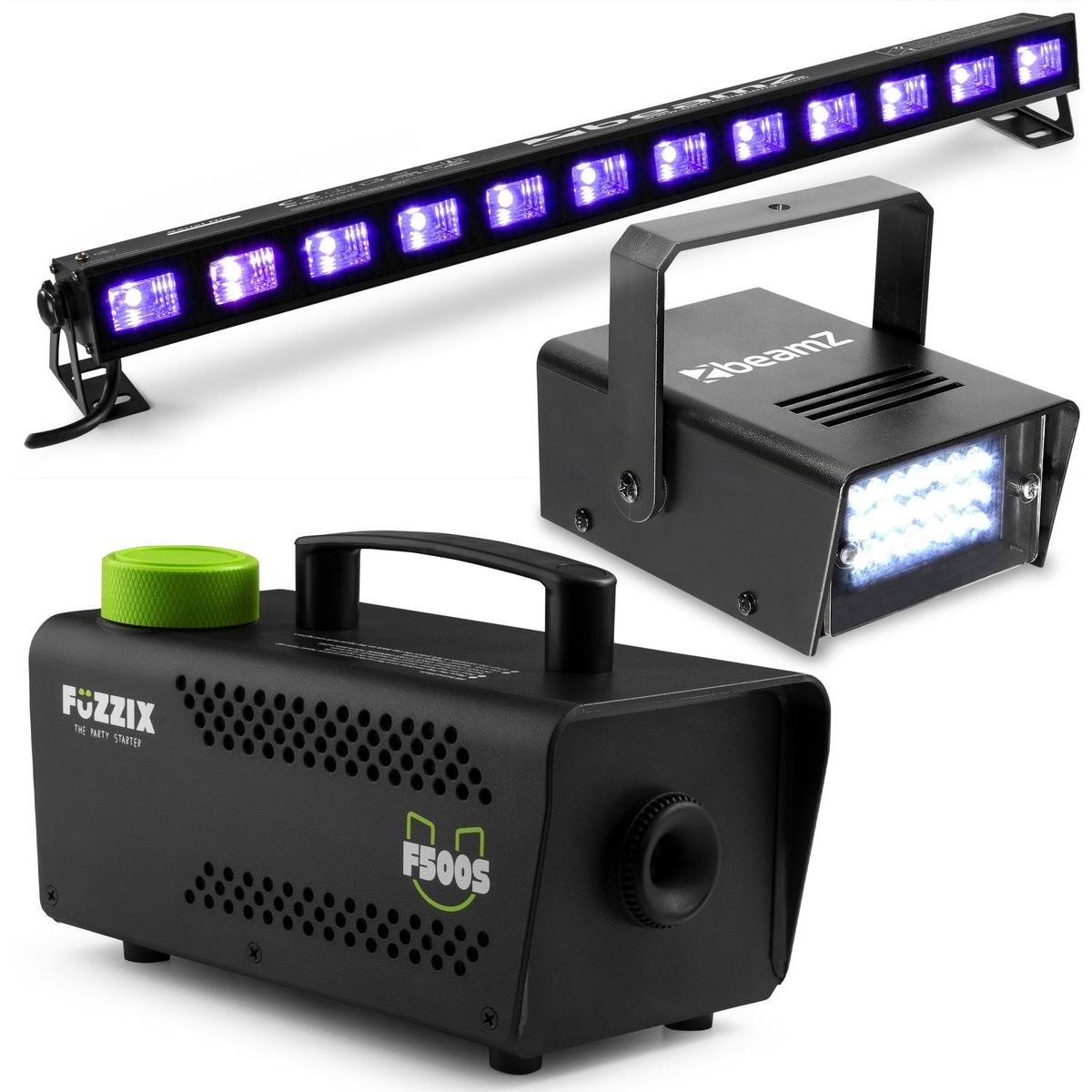 BeamZ Halloween Light Effect Set mit grossem Stroboskop, Blacklight LED ...