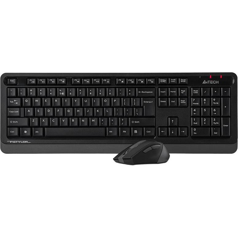 A4Tech 47478 FStyler 2,4G FG1035 RF Nano Grey Set - Digitec