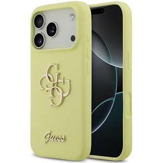 Guess Liquid Silicone 4G Metal Logo für Apple iPhone 17 Pro - yellow ...