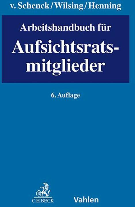 Vahlen Arbeitshandbuch für Aufsichtsratsmitglieder - Galaxus