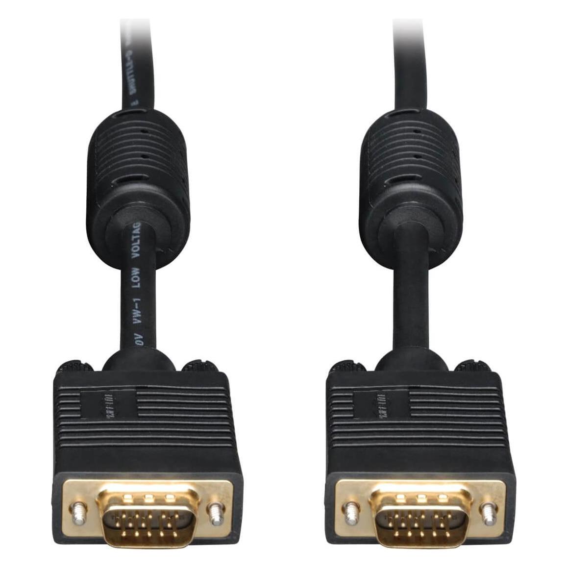 Eaton VGA High-Resolution RGB Coaxial Cable HD15 M/M 10ft. 3.05m (3 m ...