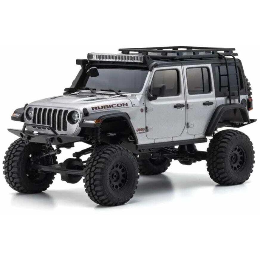 Kyosho Scale Crawler Mini-Z Jeep Wrangler Rubicon Silver 1:24, ARTR ...