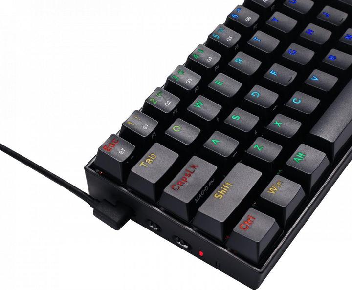 Redragon Draconic Compact RGB Wireless Blue Mechanical Tennkeyless ...
