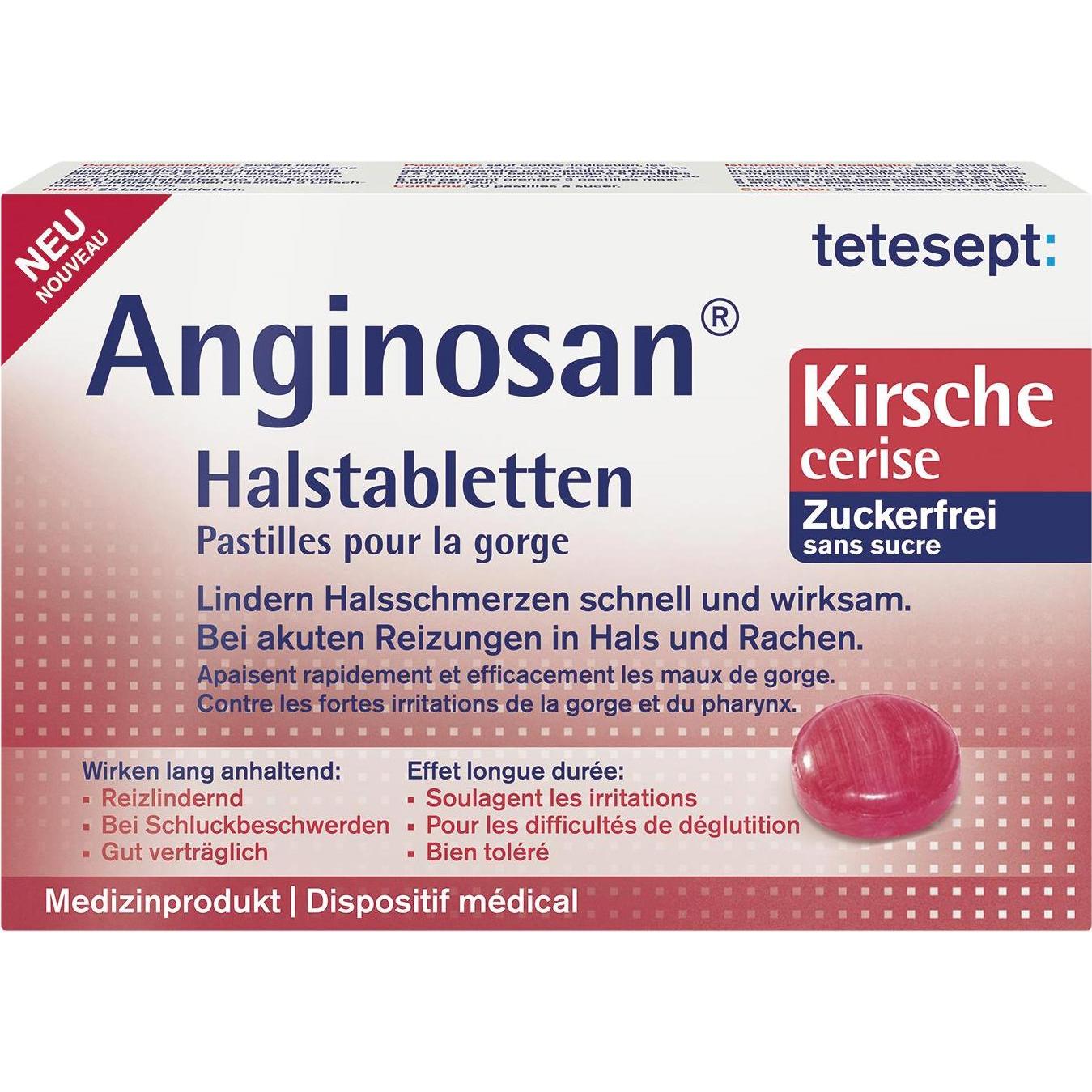 Tetesept Anginosan Halstabletten Kirsche 20 Lutschtabletten - Galaxus