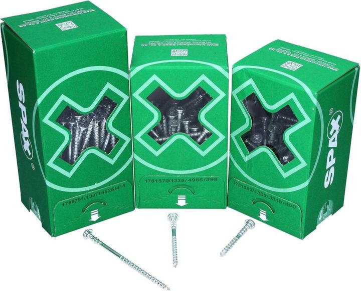 Spax Adjusting Screw Flat Head T-Star Plus T30 Retaining Grooves 4cut ...