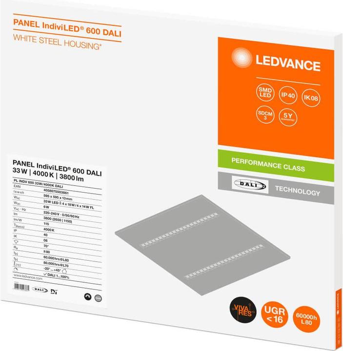 Ledvance PL INDV 600 33W 4000K DALI (4000 lm) - buy at Galaxus
