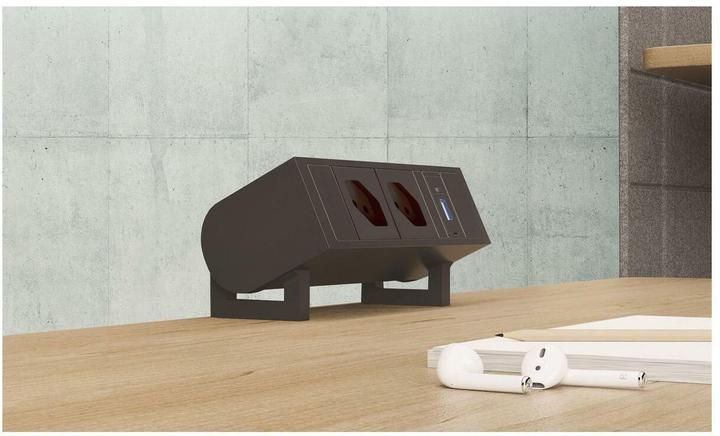 IB Connect SUPRA power strip black 1x type 13 1x USB-A/C 1x empty ...