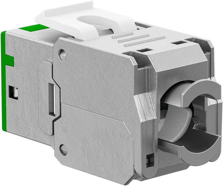 Goobay Keystone-Modul RJ45 CAT 6A, STP, Slim, grün - Digitec