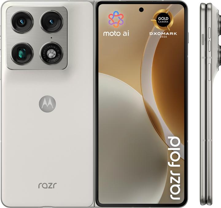 Motorola razr fold 16/512GB Lily White (512 GB, PANTONE Lily White, 8. ...
