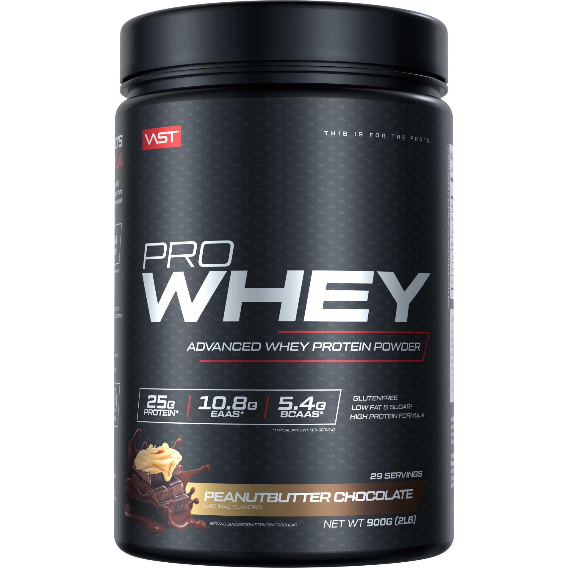 Vast Pro Whey (900G tin) (900 g, 1 x, Chocolate, Peanut Butter) - Galaxus