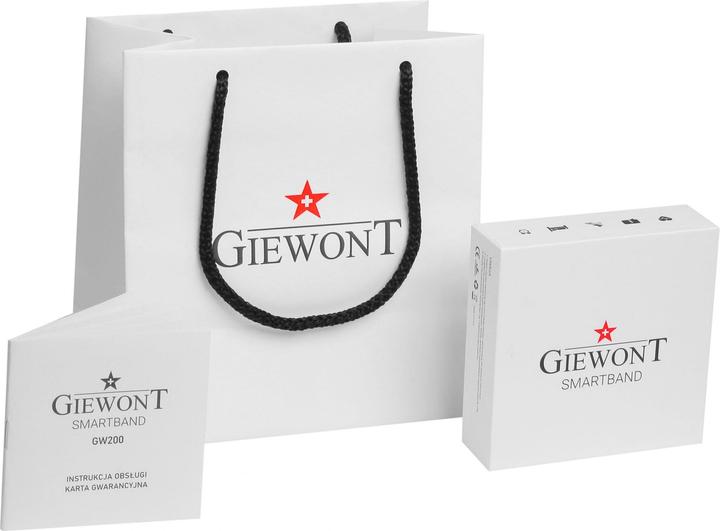 Giewont Fit&GO Duo GW200-9 Smartband - Noir + bracelet Power orange (39 ...