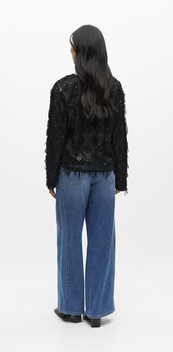 Object Perlenverzierter Wickelstrickjacke - kaufen bei Galaxus