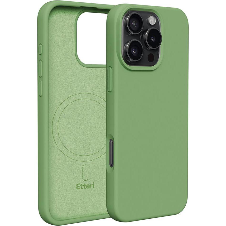 Etteri Silicone Mag case for iPhone 16 Pro Max 6,9" light green - Galaxus