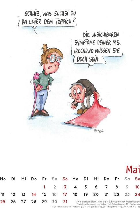 Bewertungen für Handicaps 2026: Monatskalender für die Wand - Galaxus