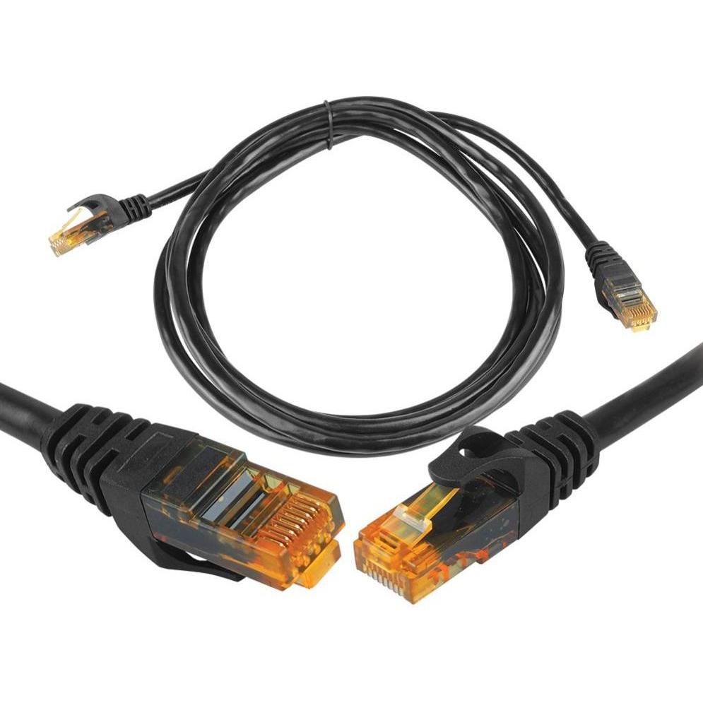 Lasmex 8P8C CAT6e UTP Connection network Cable (patchcord) 1.5m black ...