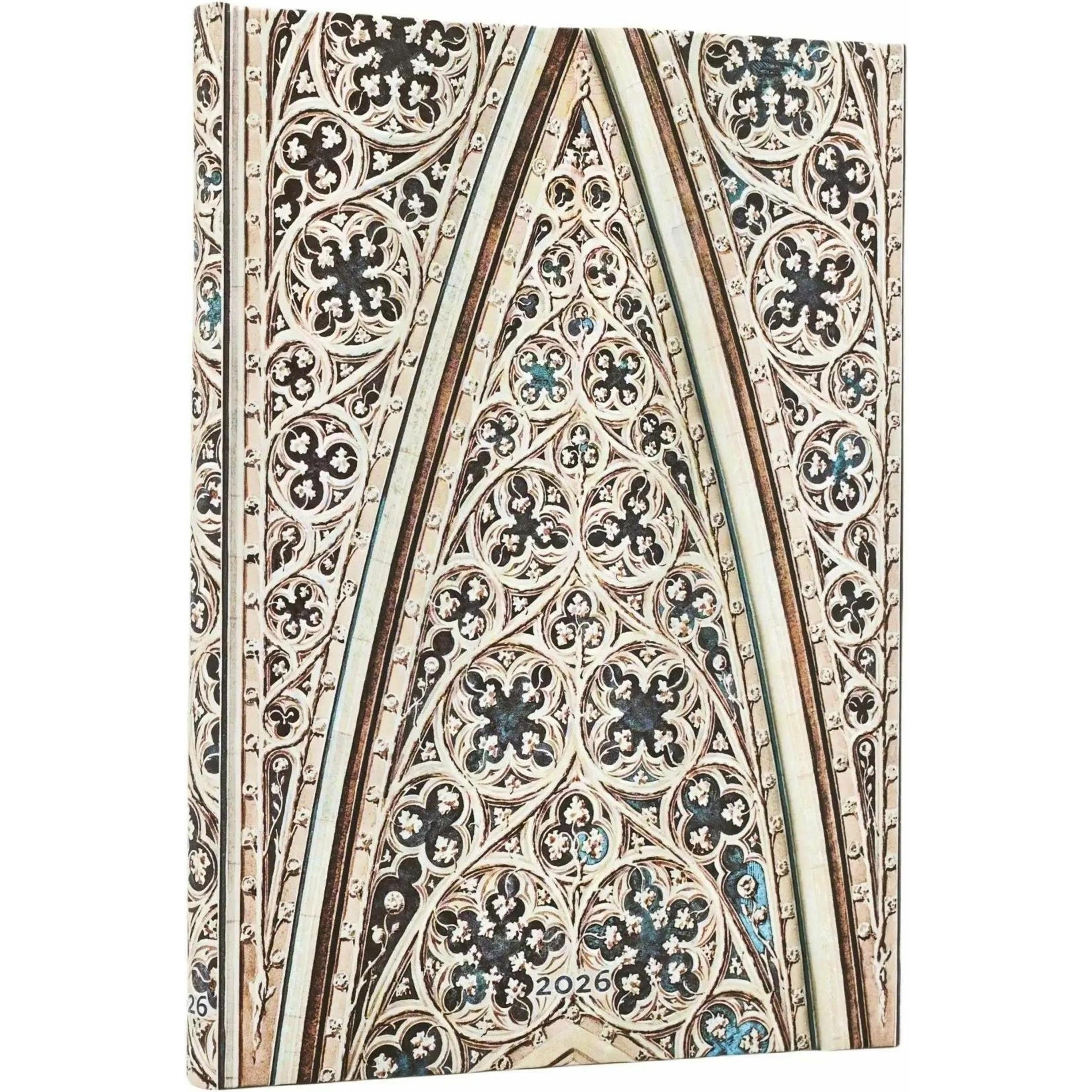 Paperblanks PAPERBLAN Agenda Mailänder Dom 2026 DD0599-6 1W/2S HOR Midi ...