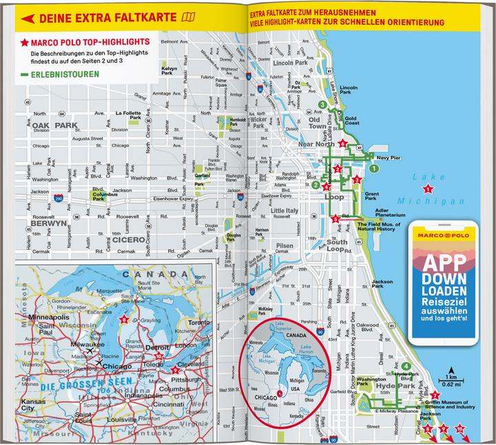 MairDumont MP Chicago u.die GroÃen Seen - kaufen bei Galaxus