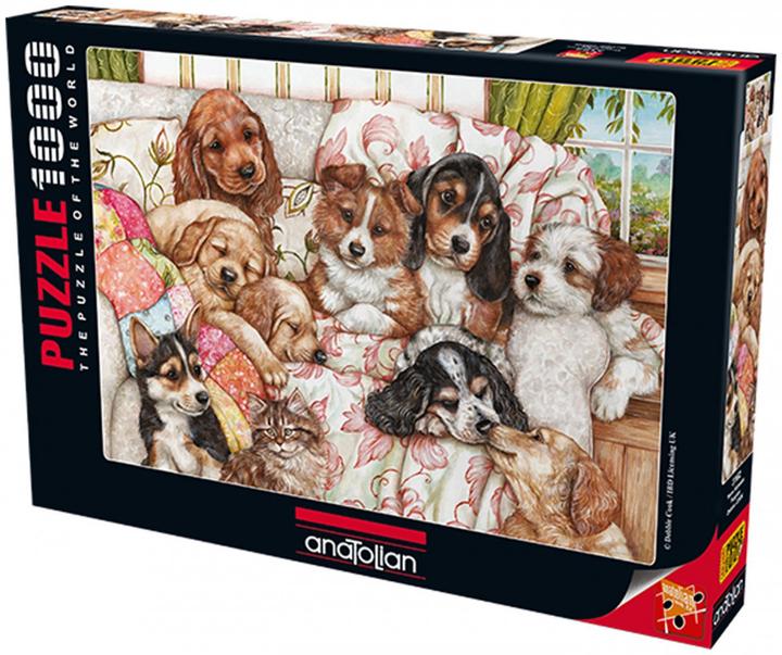 Anatolian 3162 puzzle 1000 pcs. Debbie Cook's puppies - Galaxus