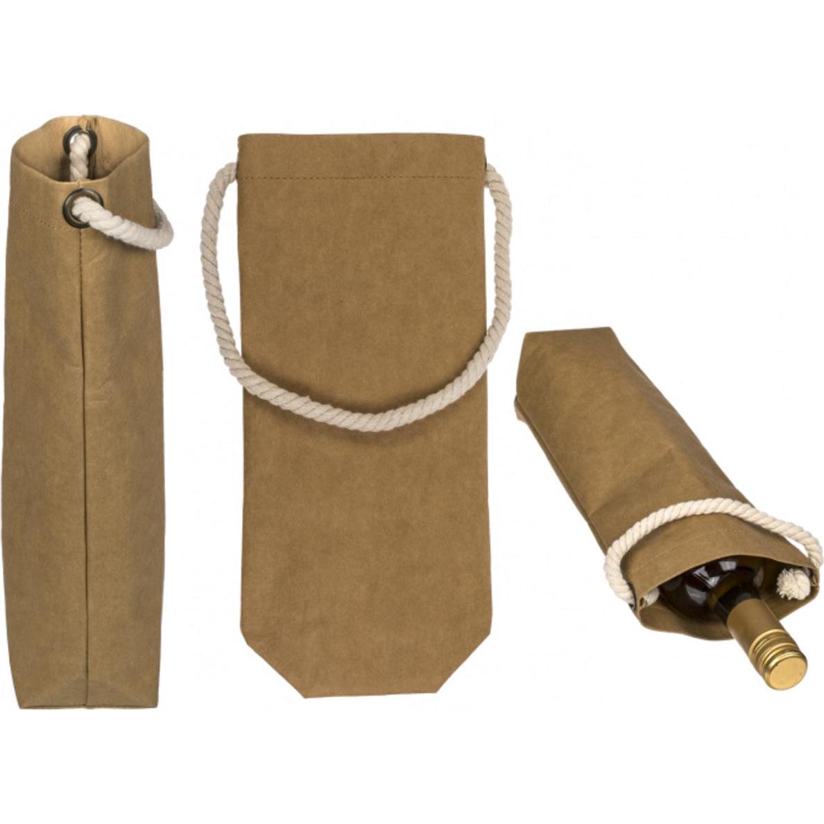 Natura Punto Flaschentasche aus Kraftpapier mit Kordel - Digitec