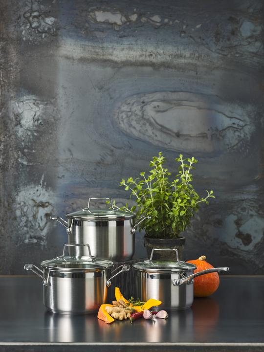 Scanpan Kochtopf Set 3-teilig IMPACT Ø 16/18/20 cm - mit Deckel - Galaxus