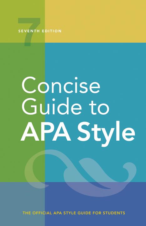 apa Concise Guide to Style - buy at Galaxus