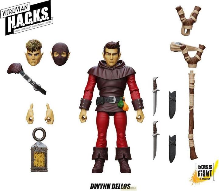 Boss Fight Studio Vitruvian H.A.C.K.S. Actionfigur Halfling Scout Dwynn ...