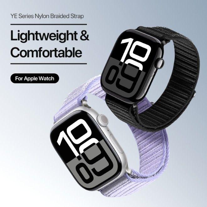 Dux Ducis Strap Apple Watch 38/40/41/42MM YE Nylon Braided Loop Wrist ...