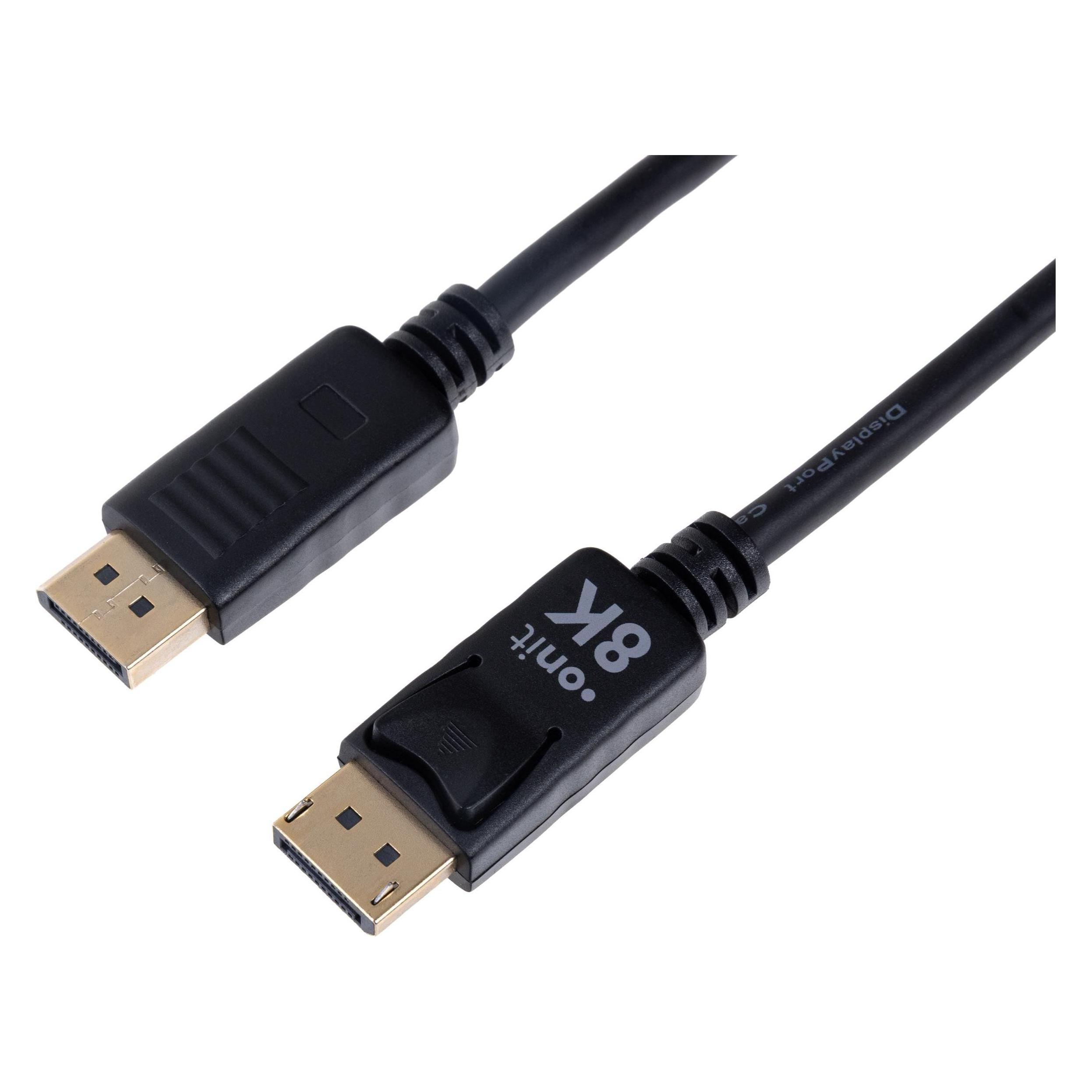 Onit Kabel Basic DisplayPort - DisplayPort, 8K/60Hz, 1 m (1 m)