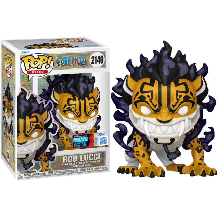 Funko POP! Plus One Piece Rob Lucci (Human Beast Form) Exclusive 2025 ...