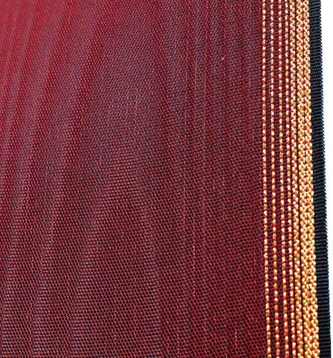 Halbach Dekoratives Kranzband Moiré mit goldener Perlkante - Digitec