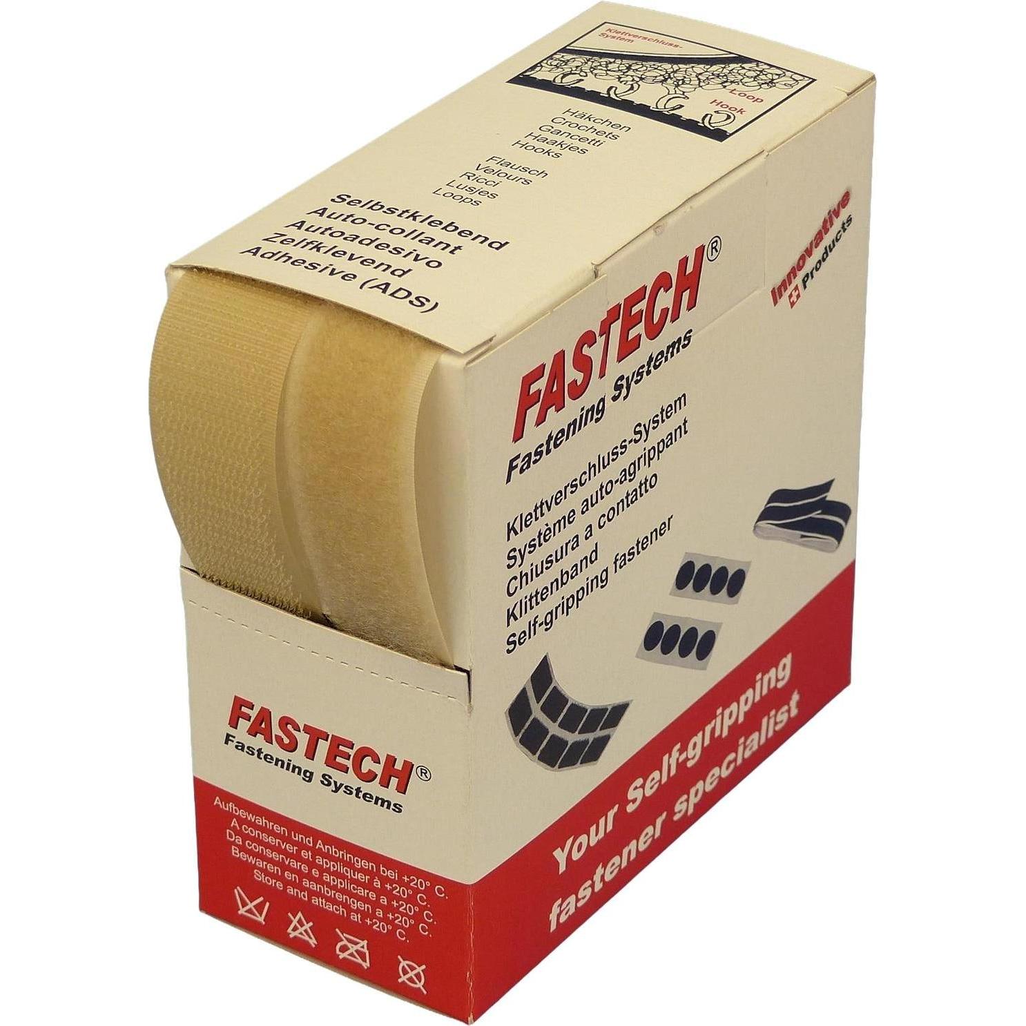 Fastech B25-STD091805 Velcro tape for sewing on Adhesive and fleece part (L x W) 5 m - Digitec