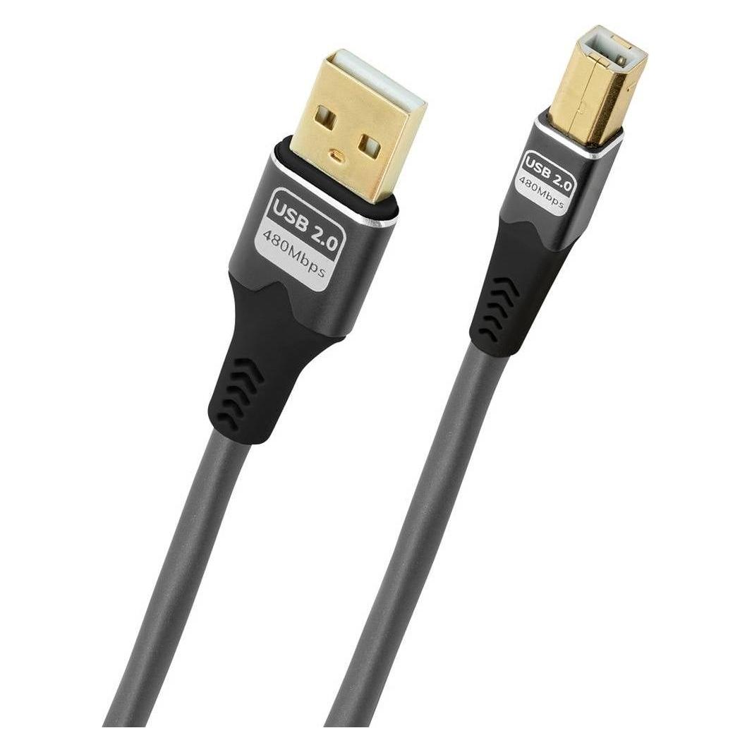 Oehlbach USB type A - type B cable - USB 2 - inner conductor made of ...