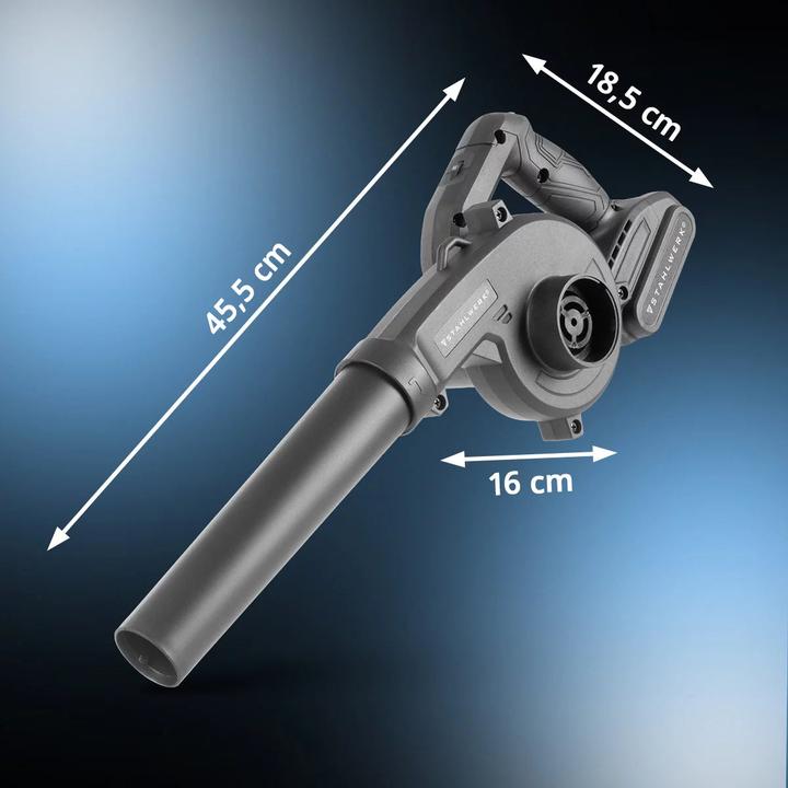Stahlwerk Mini Akku Gebläse MAG-20 ST - 20 Volt Akku-Laubbläser mit 2Ah ...