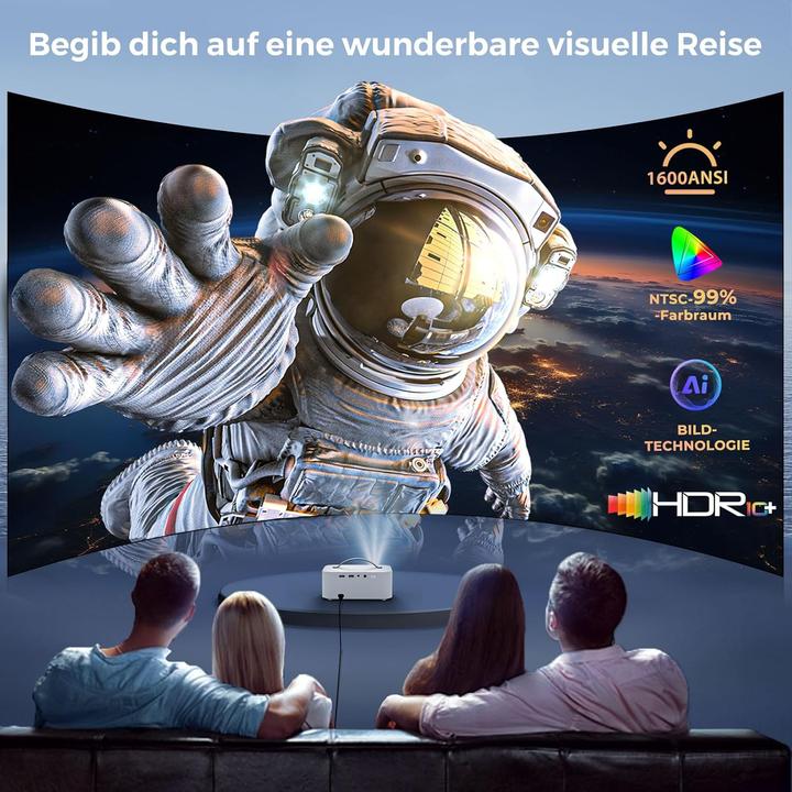 Lisowod Mini Beamer mit Dolby Audio & HDR10 - buy at Galaxus