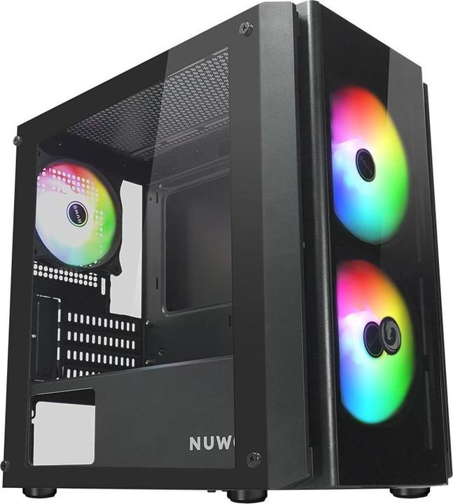Noua Case Mini Tower No Psu Blitz R28 3usb 0,5mm Spcc 3fan Argb Mesh Bk ...