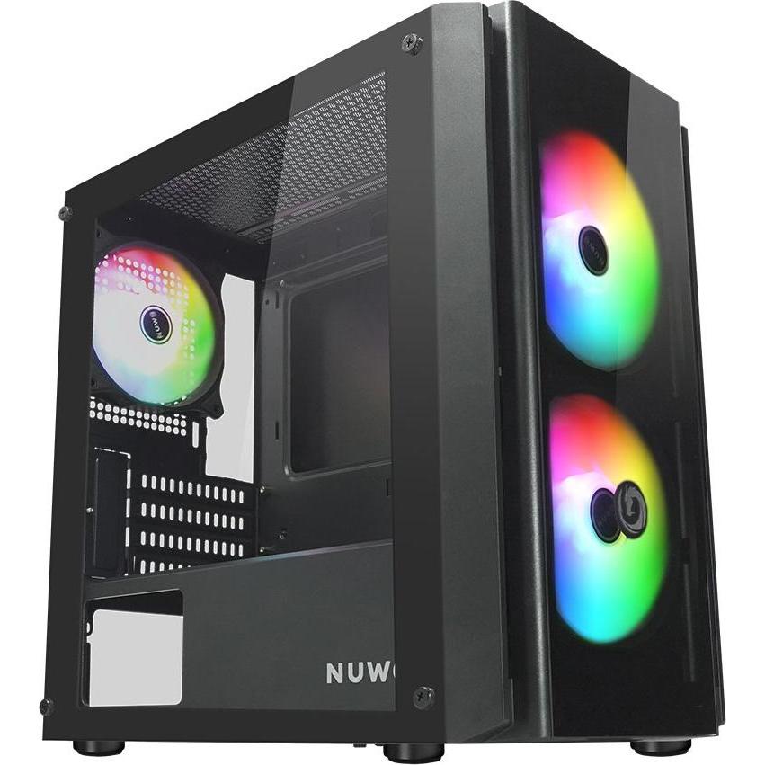 Noua Case Mini Tower No Psu Blitz R28 3usb 0,5mm Spcc 3fan Argb Mesh Bk ...