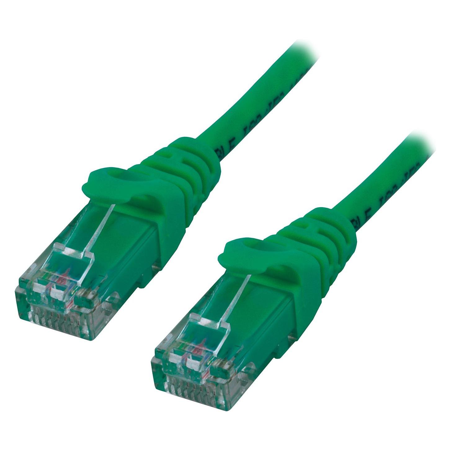 MCL Cable Ethernet RJ45 Cat6 2.0 m Green Netzwerkkabel 2 m