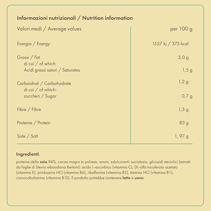 +watt Sojaprotein 221 Haselnussgeschmack - Umschlag