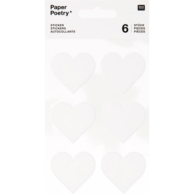 Rico Design Paper Poetry Filzsticker Herzen - kaufen bei Digitec