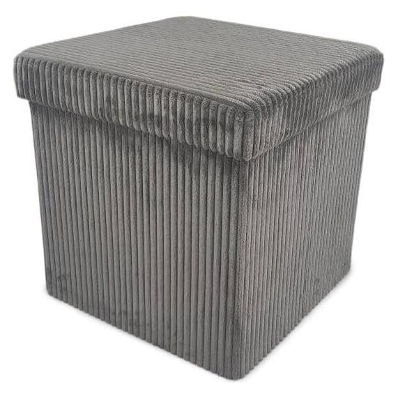 Domoletti Pouf Mateo, grey, 38 cm x 38 cm x 38 cm - kaufen bei Galaxus