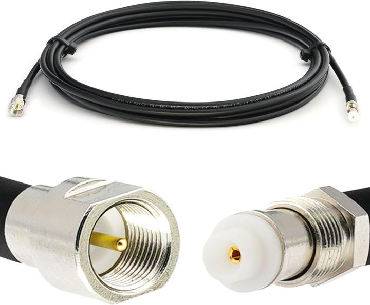 Rangeful FME Male to FME Female 30cm RG58/U Coaxial Cable RG58-FMEM ...