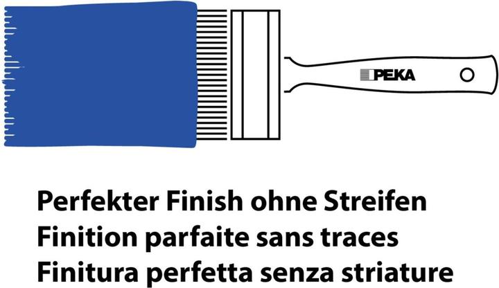 Peka Pinselfabrik Lasurbürsten LASURsynt Pro Zebra 700